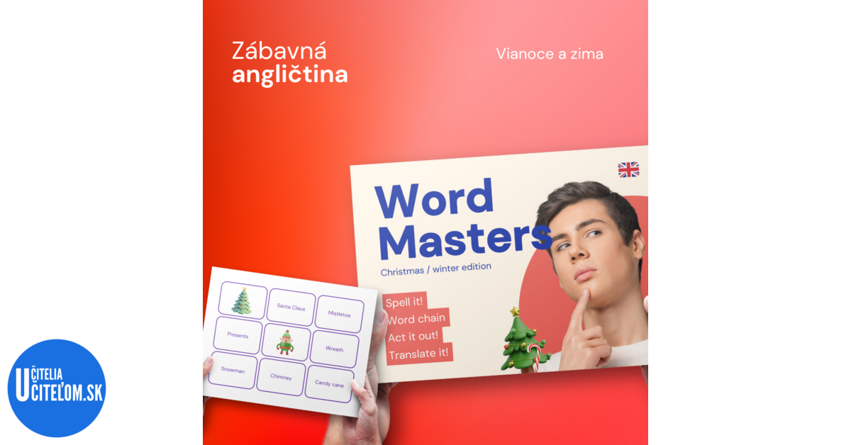 Zábavná angličtina l Word masters – Vianoce a zima - Anglický jazyk | UčiteliaUčiteľom.sk